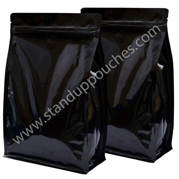 Flat Bottom Pouches | Block Bottom Bags | Box Pouch | Box Bottom Bags ...