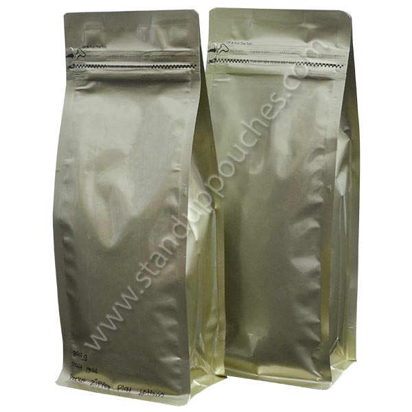 Flat Bottom Pouches | Block Bottom Bags | Box Pouch | Box Bottom Bags ...